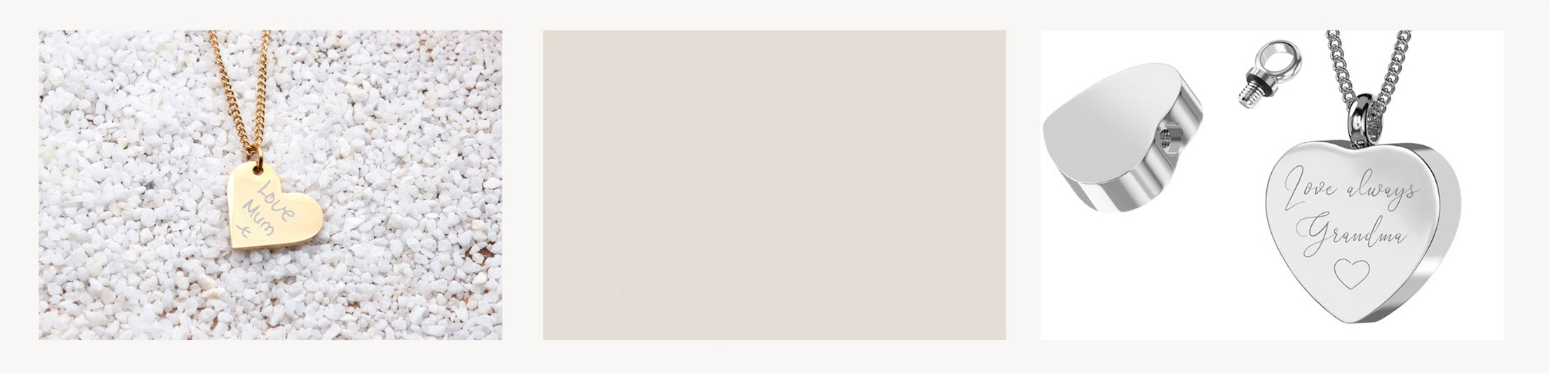 Engraved Jewellery | Handprint | Memorial